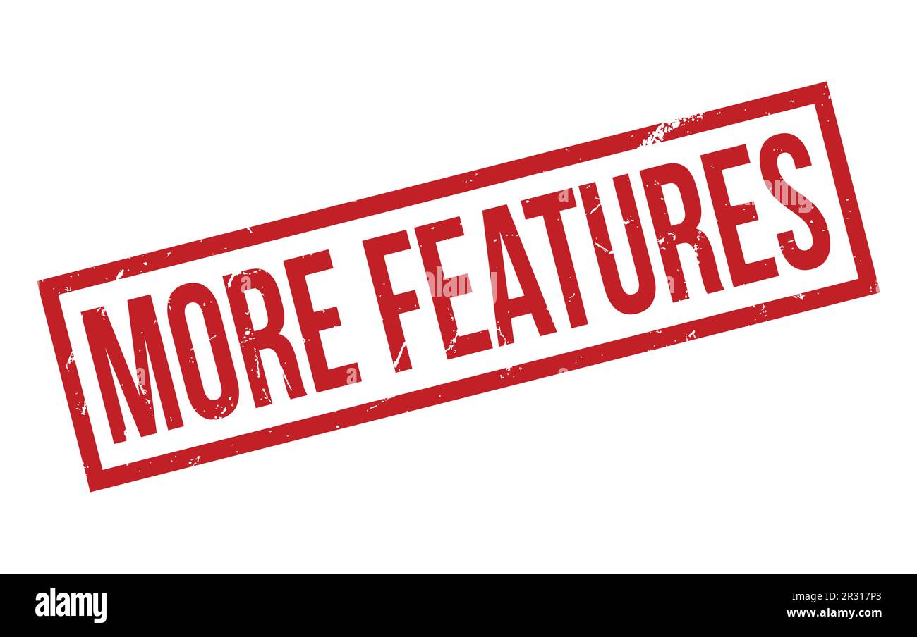 More features rubber stamp hi-res stock photography and images - Alamy
