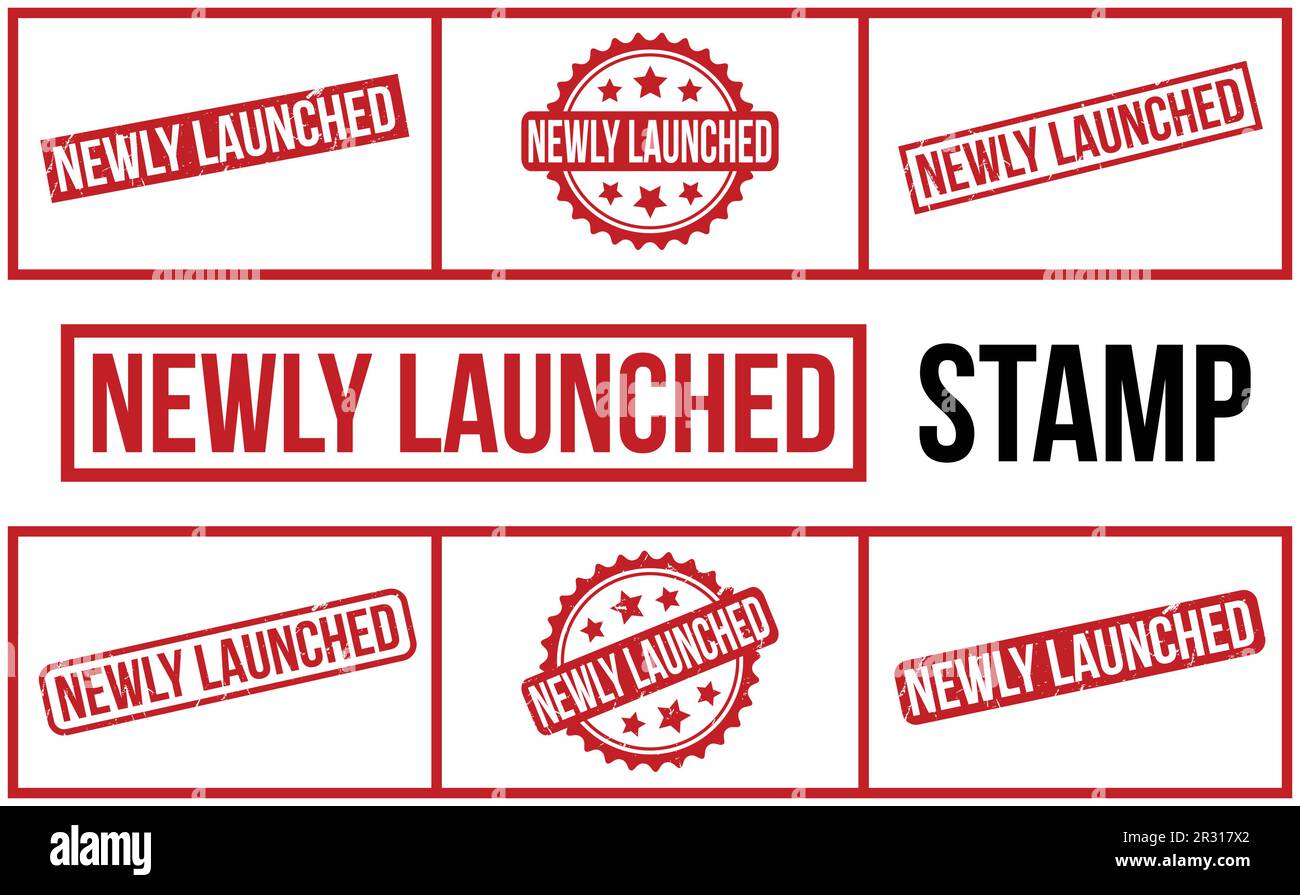 Newly launched rubber stamp hi-res stock photography and images - Alamy
