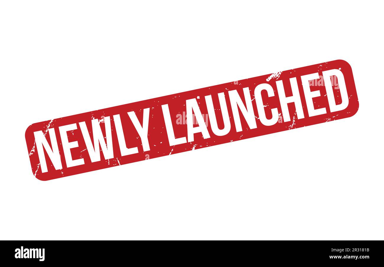 Newly launched stamp Stock Vector Images - Alamy