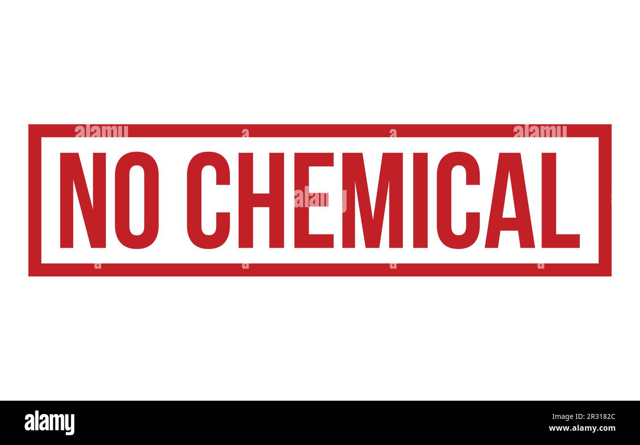 Red No Chemical Rubber Stamp Seal Vector Stock Vector Image & Art - Alamy