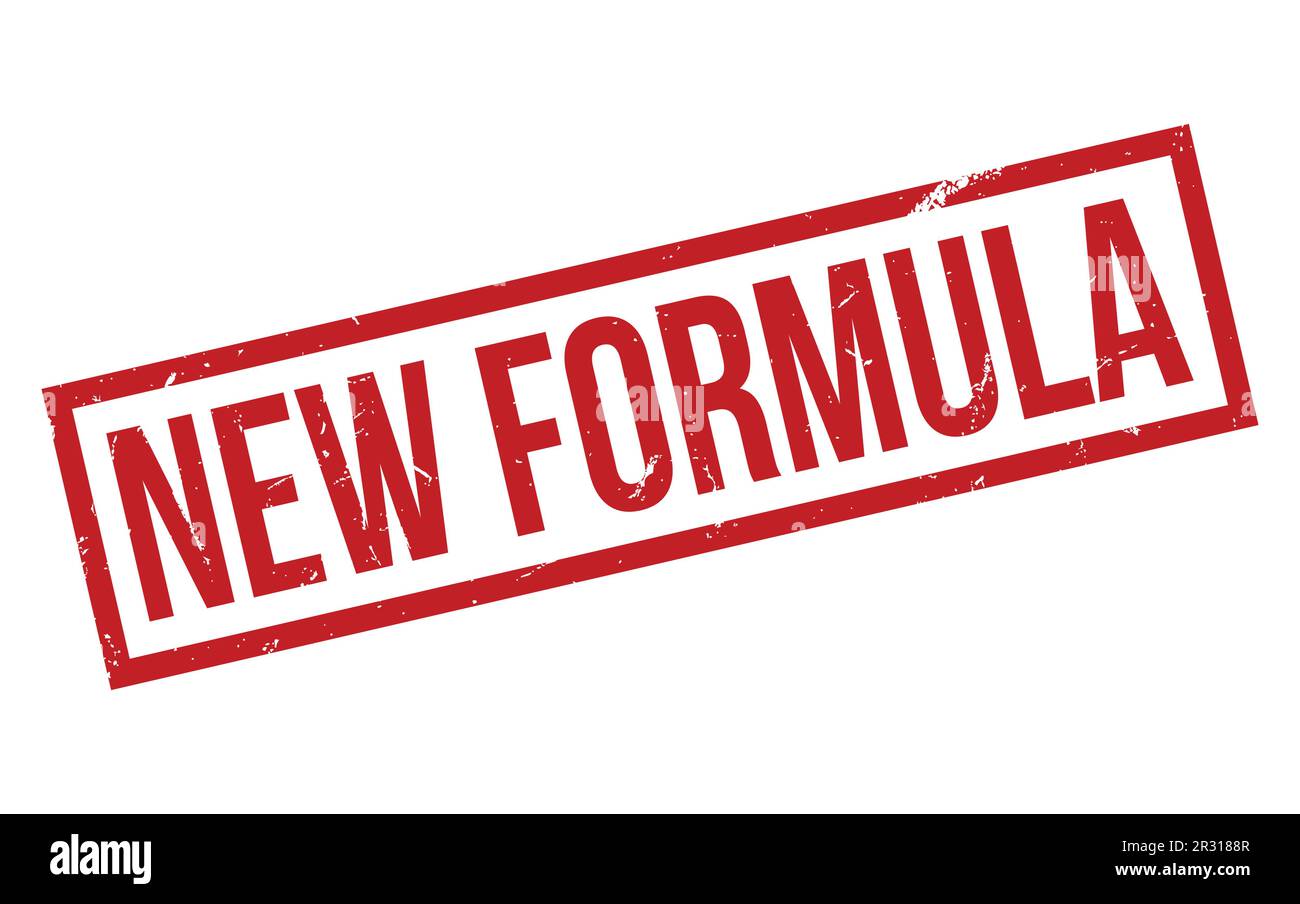 Red New Formula Rubber Stamp Seal Vector Stock Vector Image & Art - Alamy