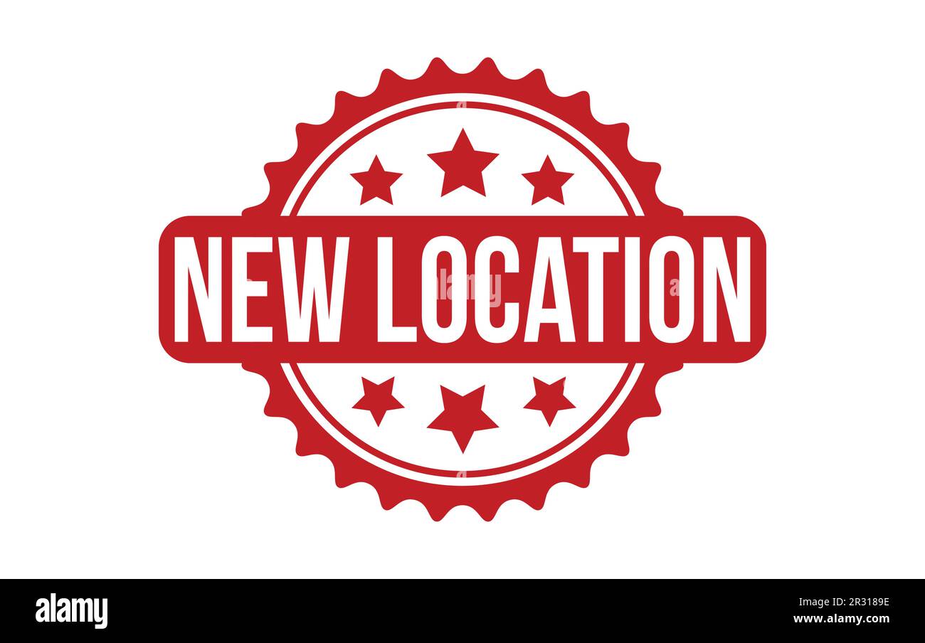 New location rubber stamp hi-res stock photography and images - Alamy