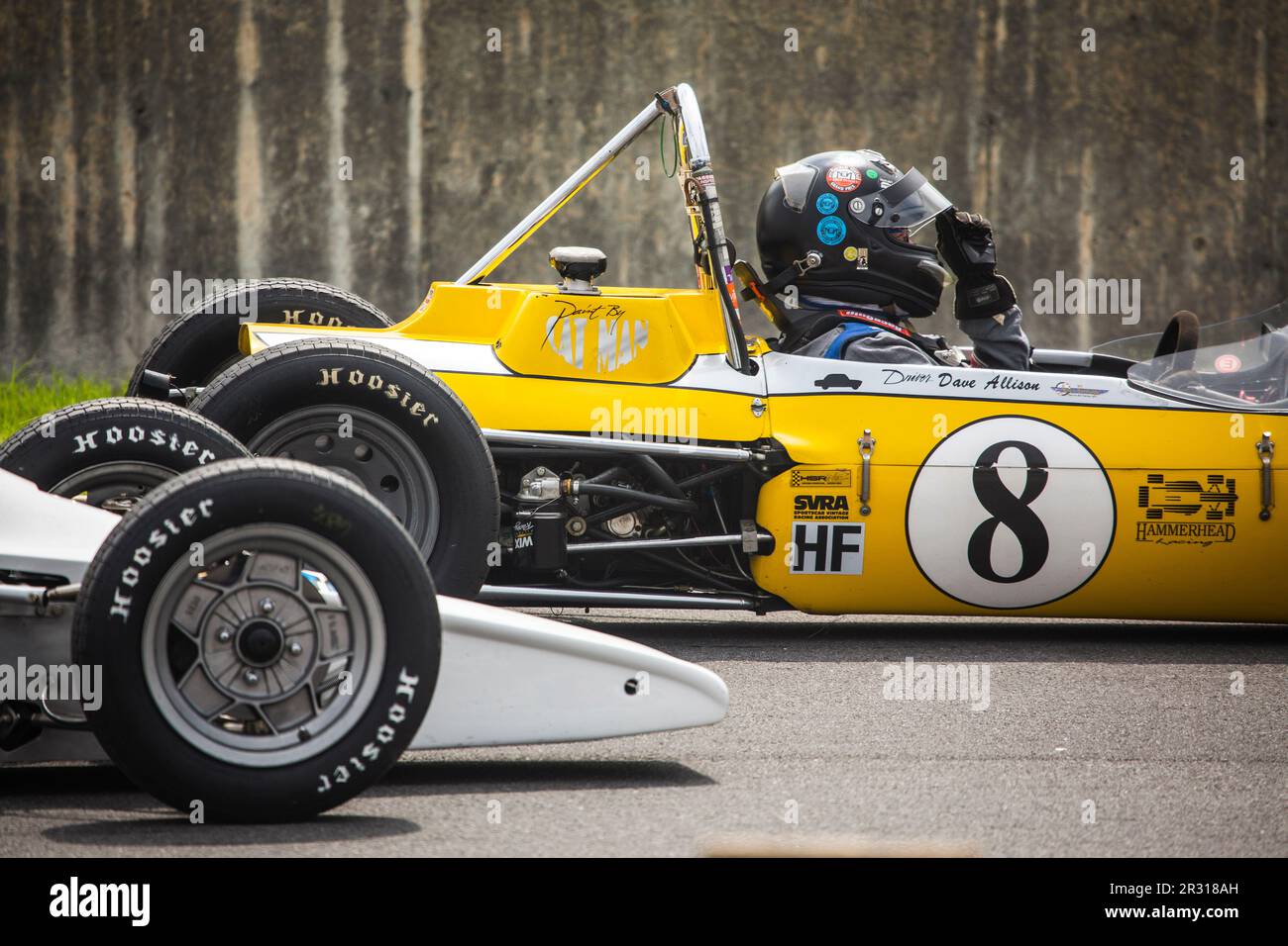 Vintage car races during the 2019 Vintage Racing Group 500 Stock Photo ...