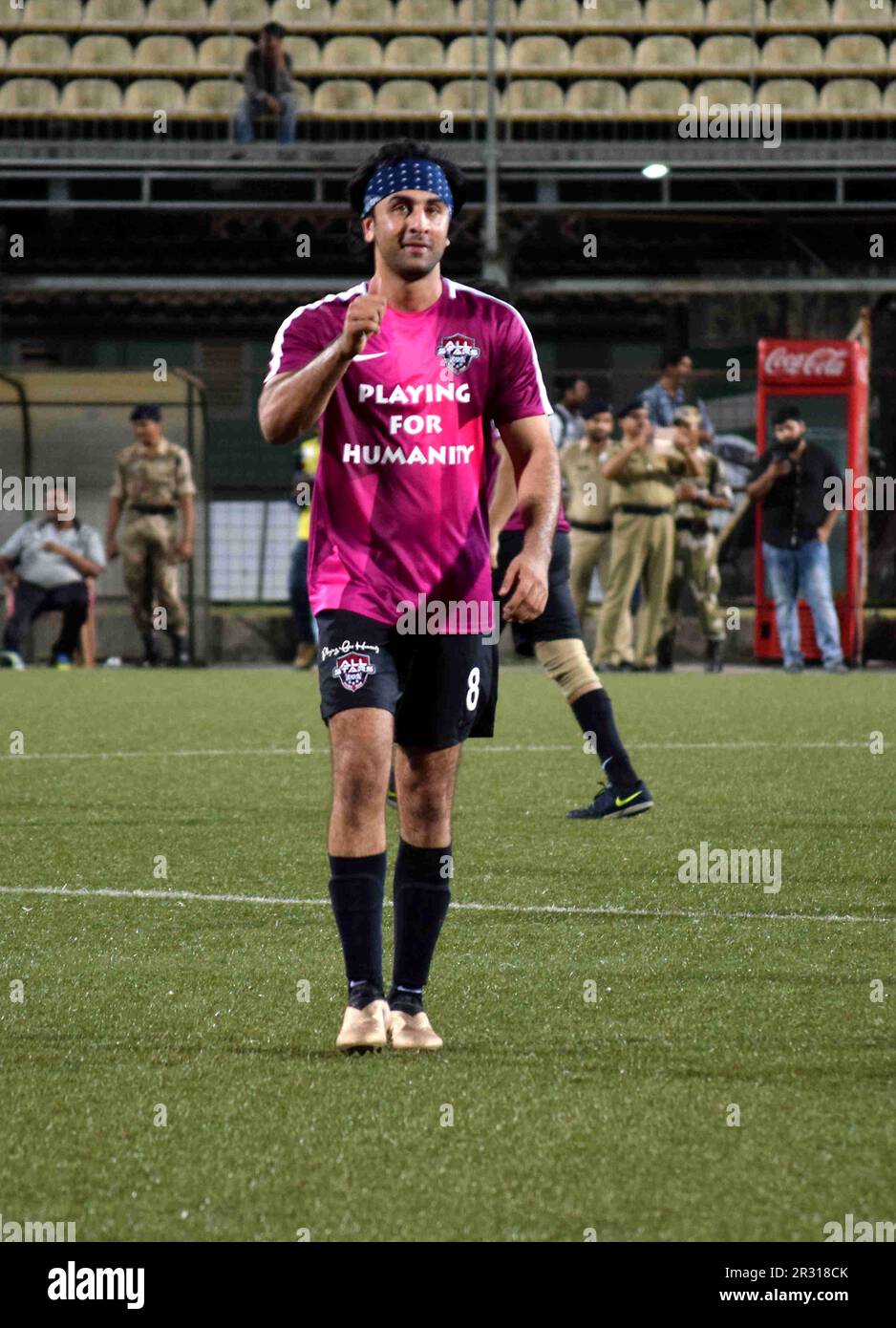 Ranbir Kapoor, Indian actor, playing football, Bollywood v/s CISF ...