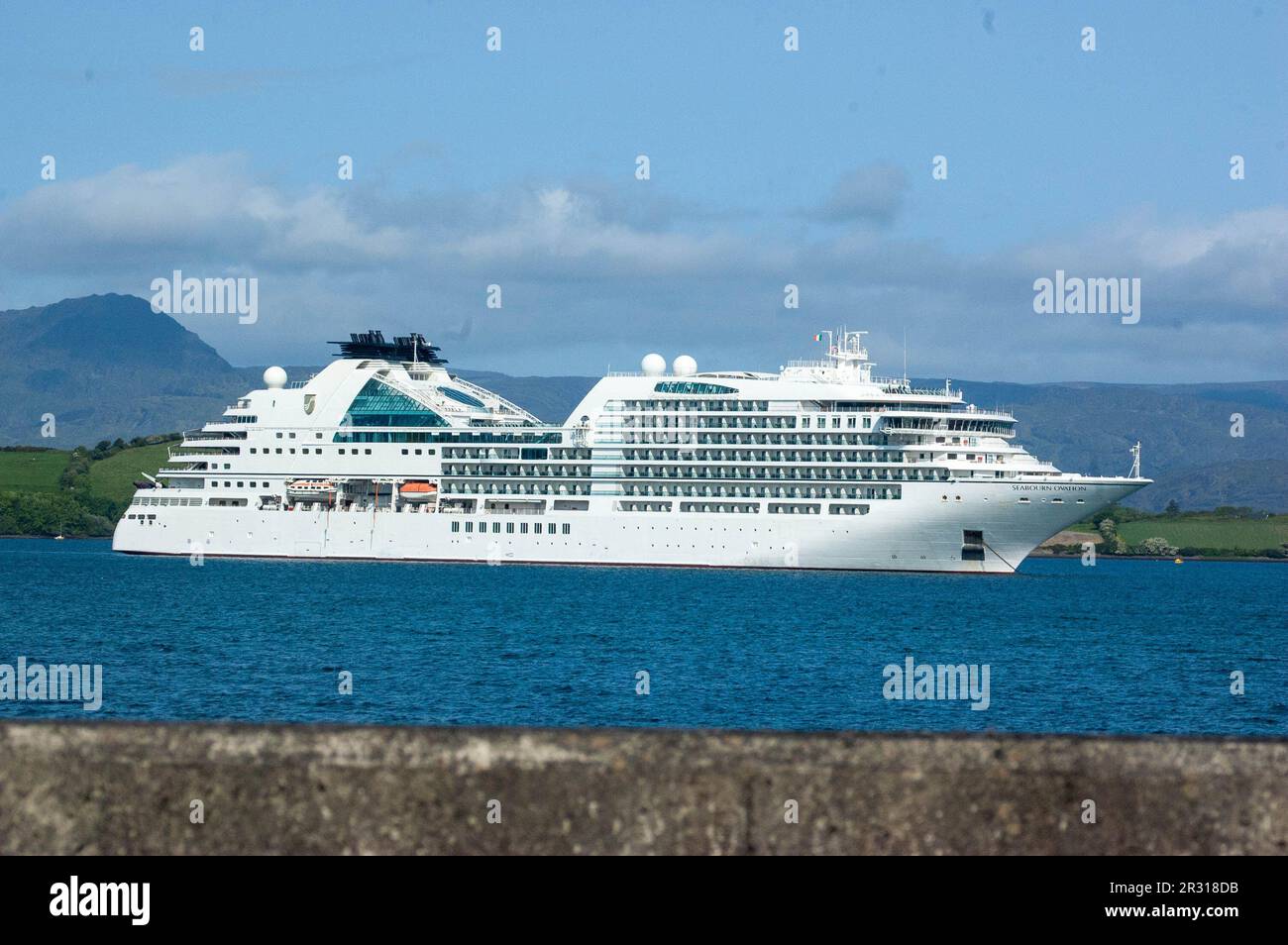 The first cruise ship of 2023 arrived into port today. The Seabourn ...