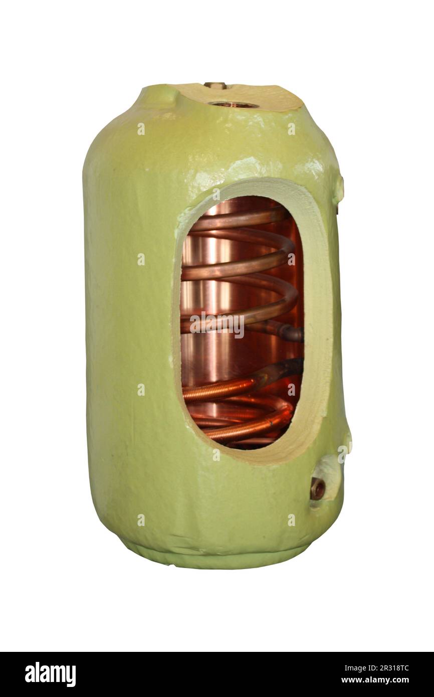 A Cutaway Demonstration Model of a Hot Water Tank Stock Photo - Alamy