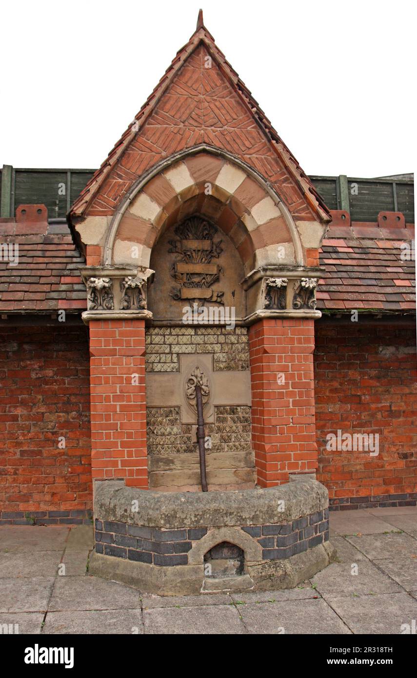 A Vintage Brick Built Water Pump and Drinking Point Stock Photo - Alamy