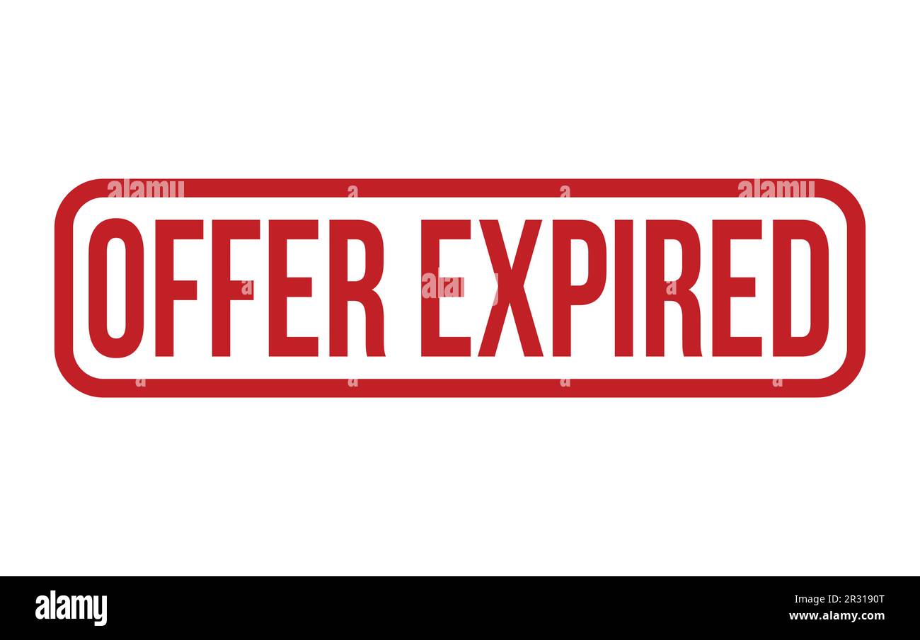 Offer Expired Rubber Stamp Seal Vector Stock Vector Image & Art - Alamy
