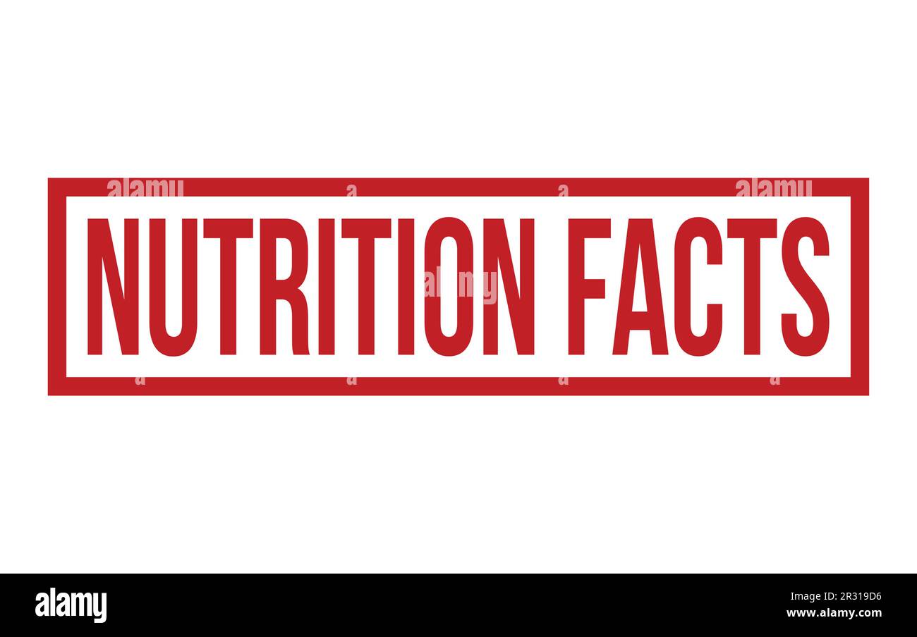 Red Nutrition Facts Rubber Stamp Seal Vector Stock Vector Image & Art ...