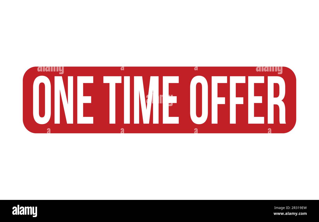 One time offer hi-res stock photography and images - Alamy