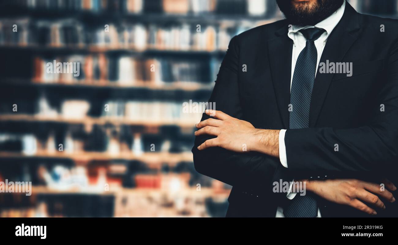 Black clad man hi-res stock photography and images - Alamy
