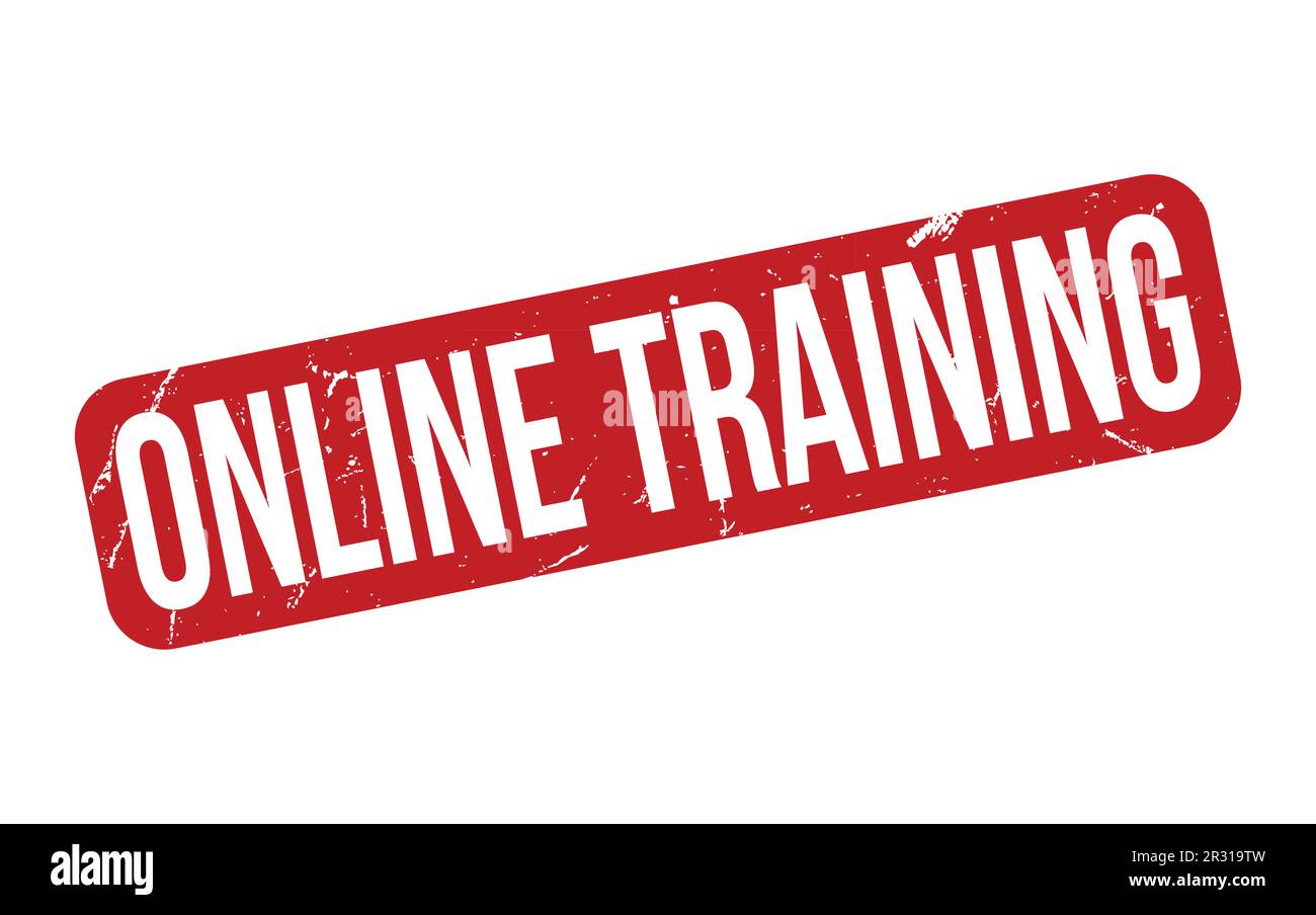 Online Training rubber grunge stamp seal vector Stock Vector Image ...
