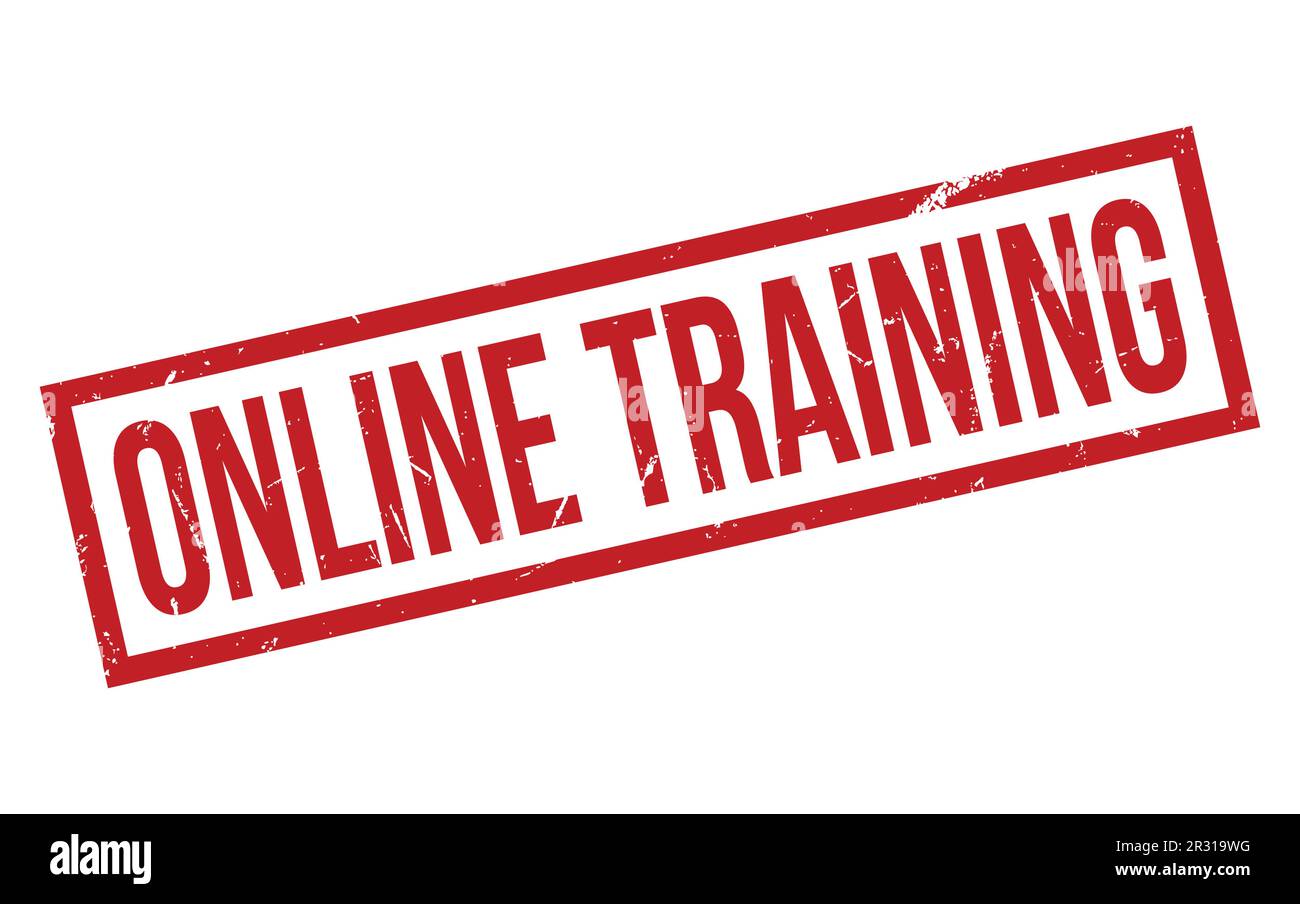 Red Online Training Rubber Stamp Seal Vector Stock Vector Image & Art ...