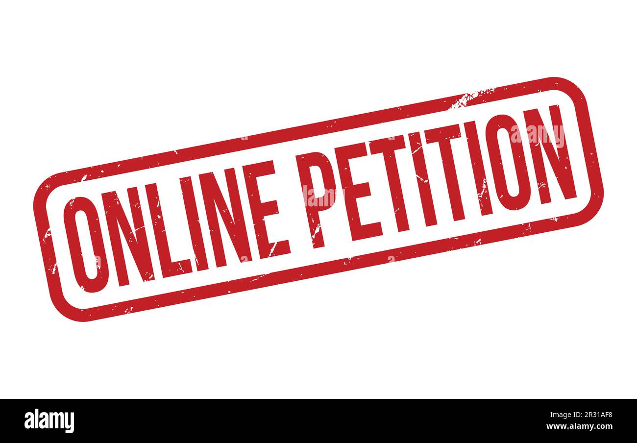 Online Petition Rubber Stamp Seal Vector Stock Vector Image & Art - Alamy