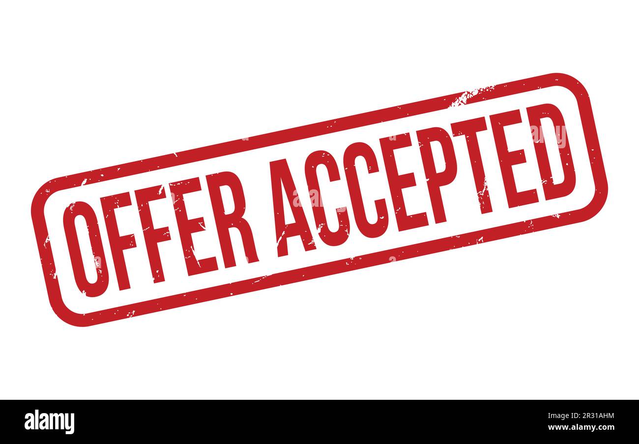 Offer Accepted Rubber Stamp Seal Vector Stock Vector Image & Art - Alamy