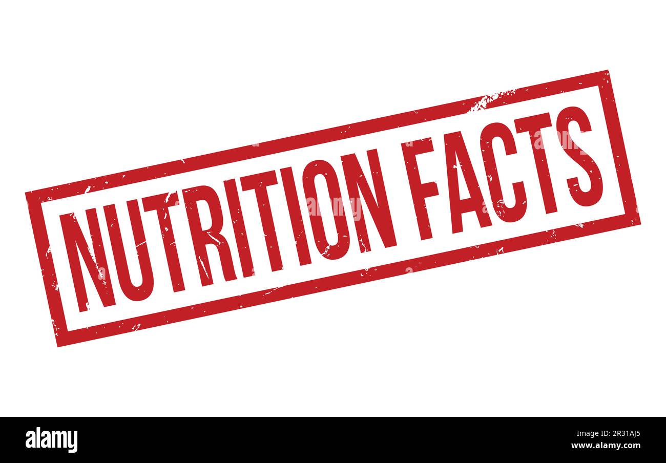 Red Nutrition Facts Rubber Stamp Seal Vector Stock Vector Image & Art ...