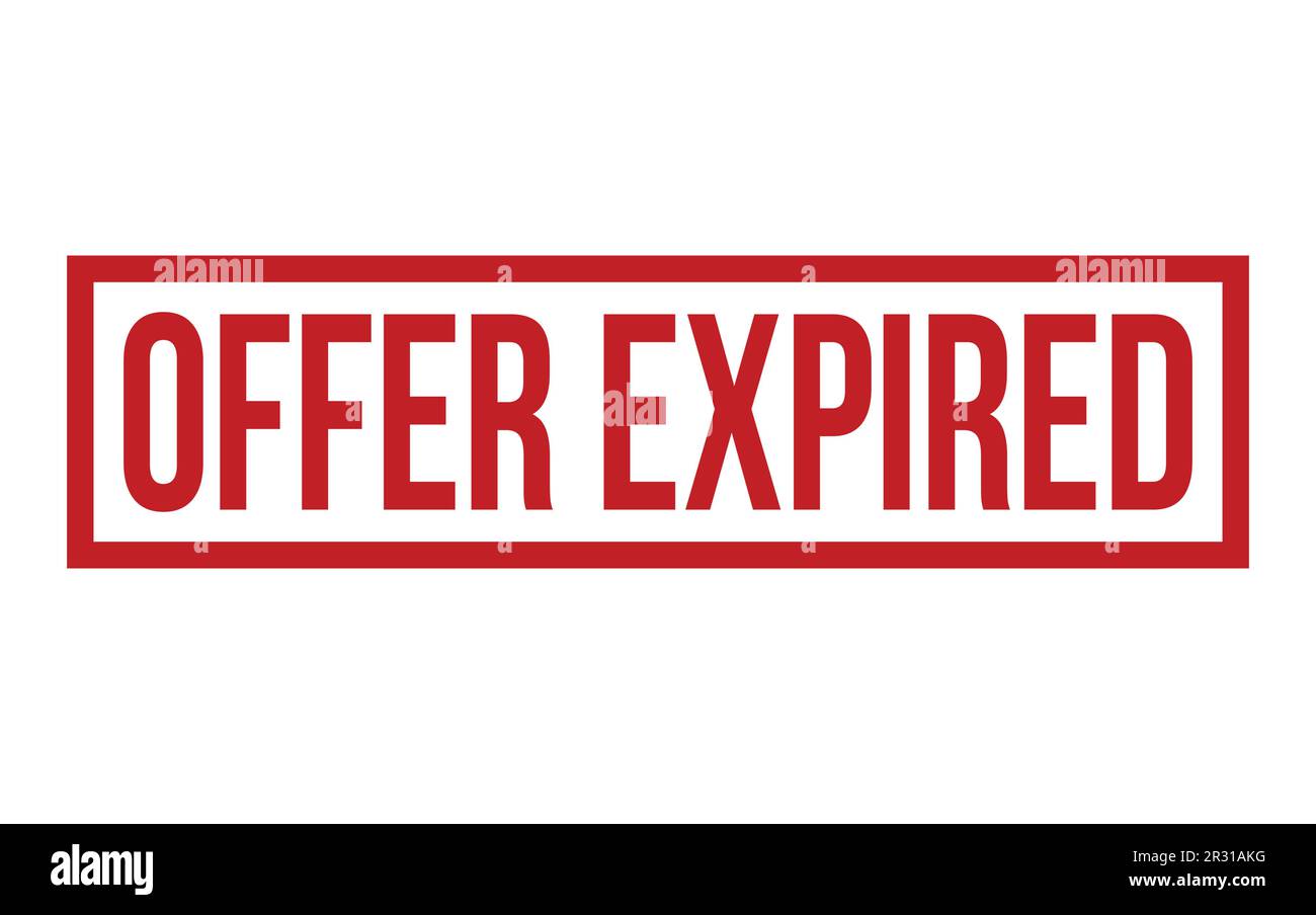 Offer expired hi-res stock photography and images - Alamy