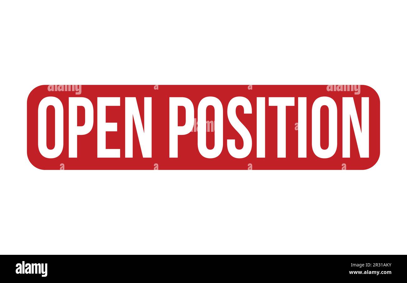 Open Position Rubber Stamp Seal Vector Stock Vector Image & Art - Alamy
