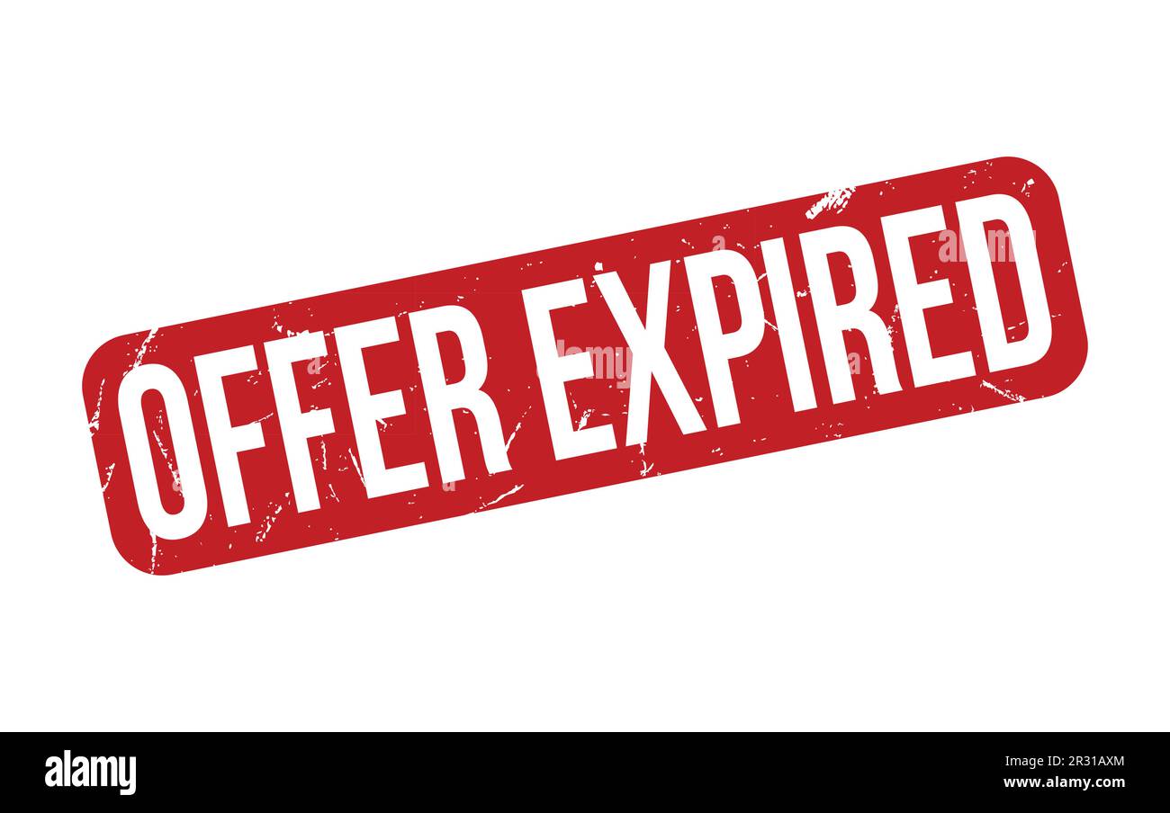 Red Offer Expired Rubber Stamp Seal Vector Stock Vector Image & Art - Alamy