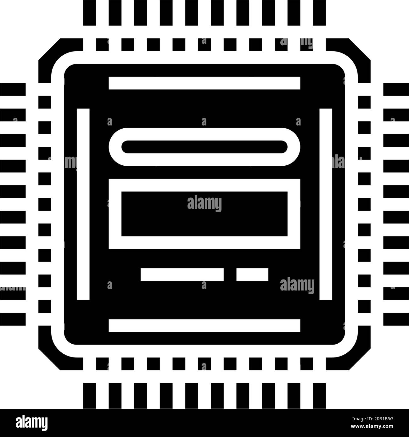 Microcontroller computer' Black and White Stock Photos & Images - Alamy