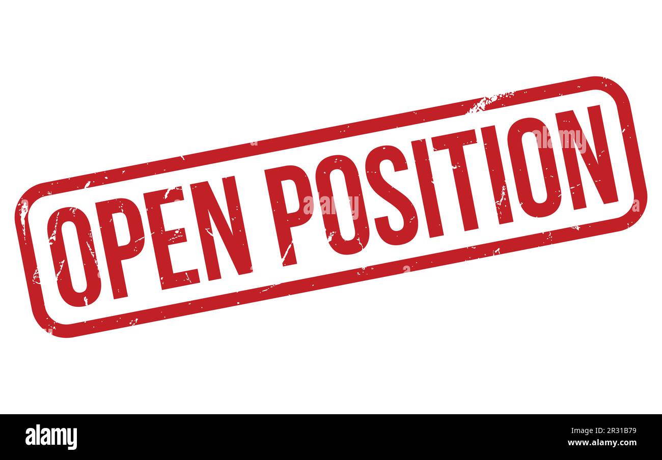 Open Position Rubber Stamp Seal Vector Stock Vector Image & Art - Alamy