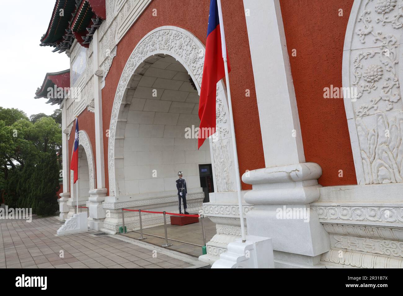 Guard of honor guards the gate of the Martyrs Shrine Guard of honor ...