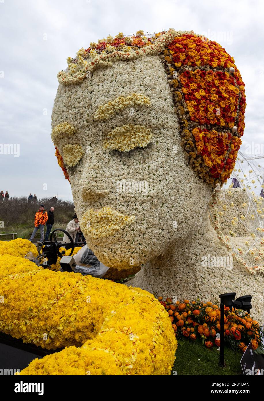Noordwijk, Netherlands - April 22, 2023: Spectacular flower covered ...