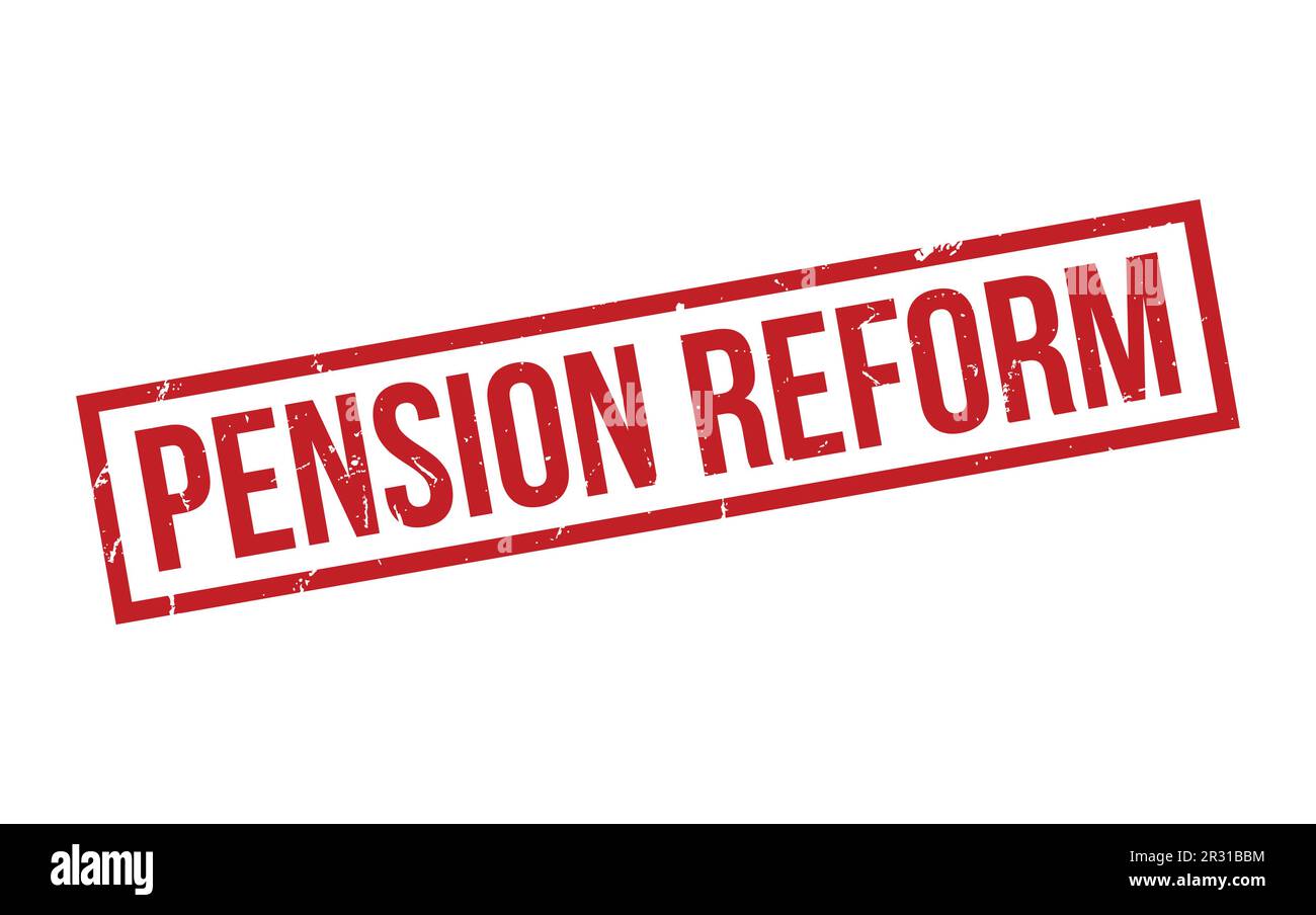 Reform of the pension Stock Vector Images - Alamy