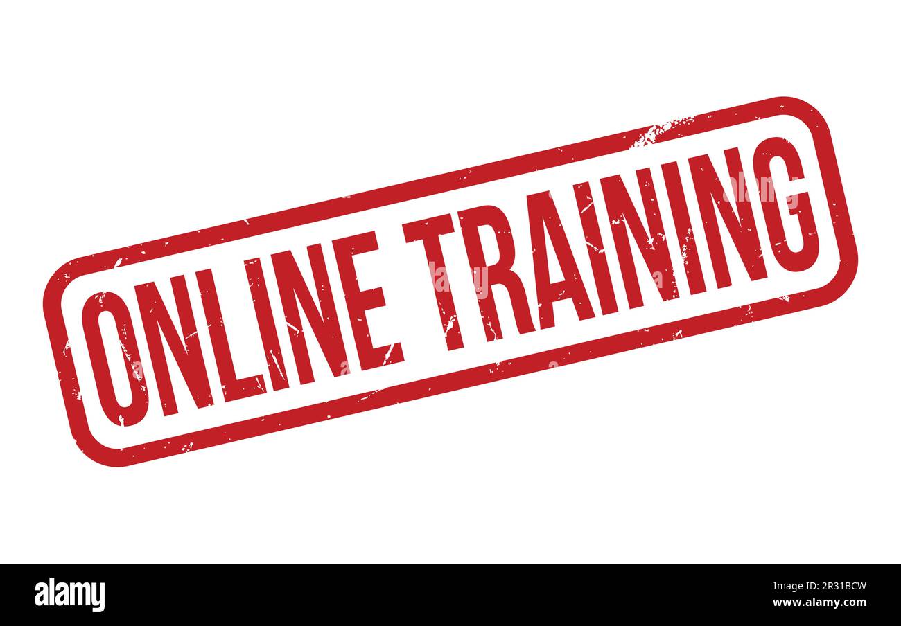 Online Training Rubber Stamp Seal Vector Stock Vector Image & Art - Alamy