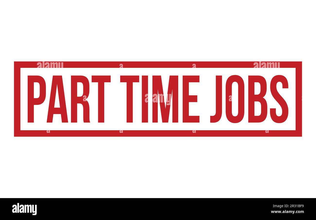 Part time jobs stamp Cut Out Stock Images & Pictures - Alamy