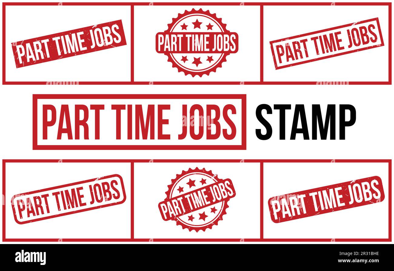Part time jobs stamp Stock Vector Images - Alamy