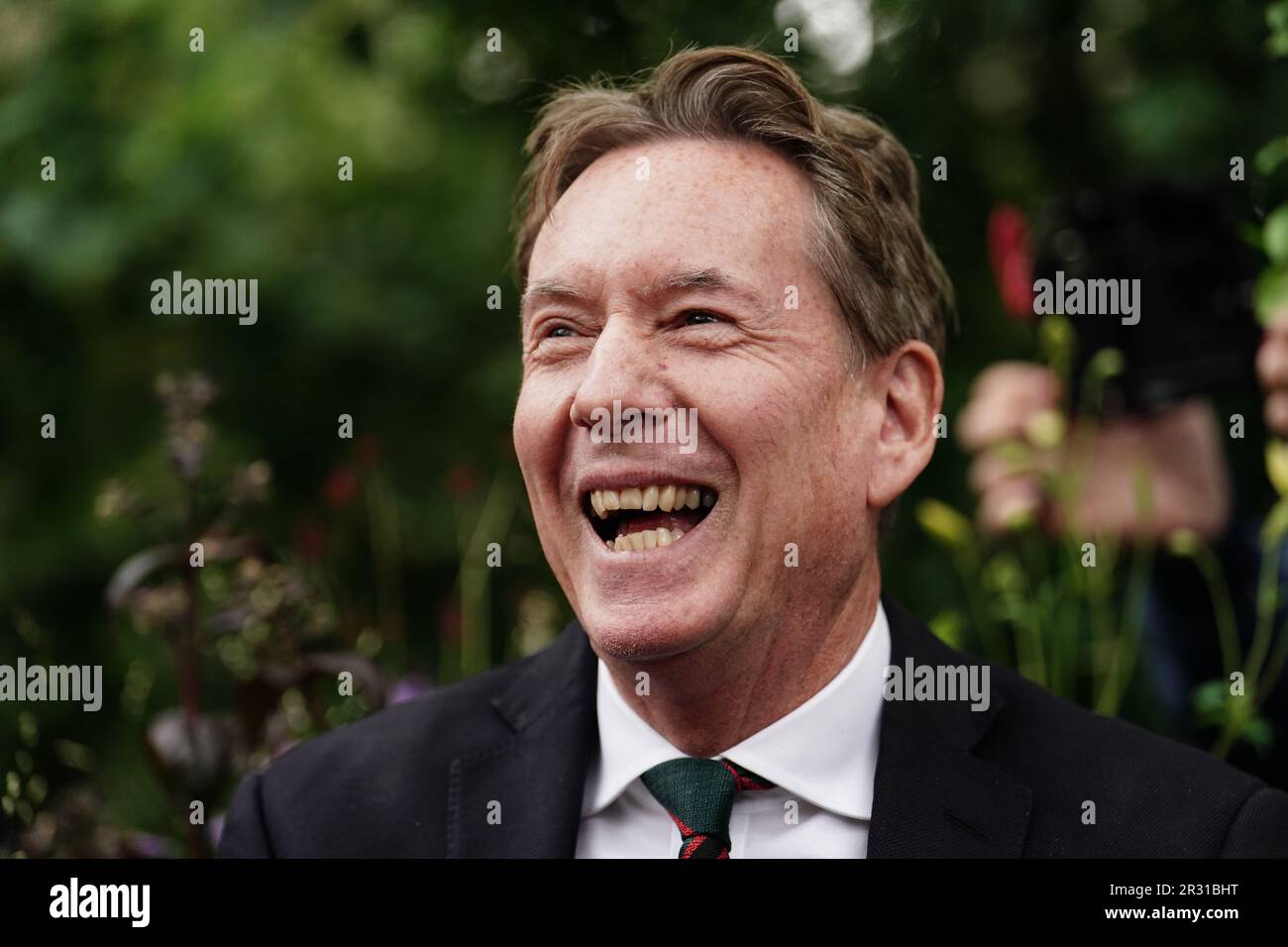 Frank Gardner in Horatio's Garden, during the RHS Chelsea Flower Show ...