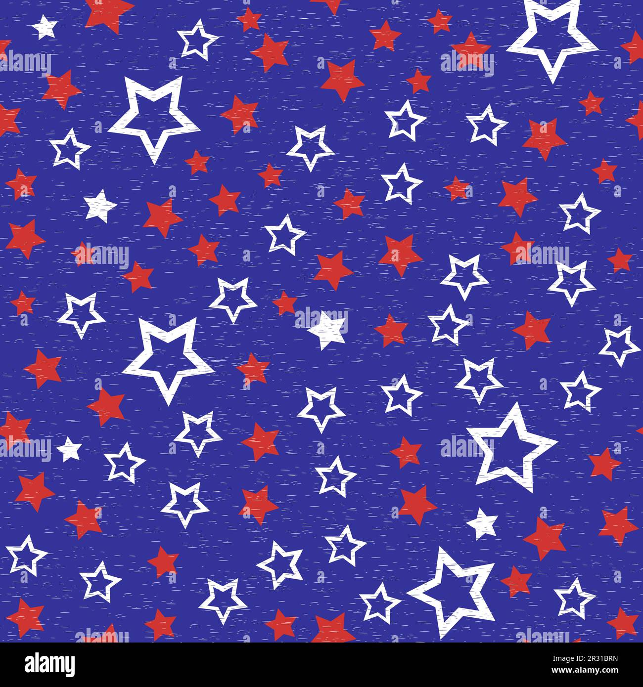 Seamless stars pattern. Colored as USA Flag. Vector Illustration of Stars Grunge Background for ...
