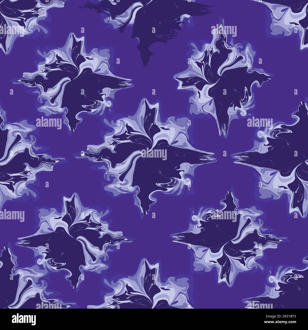 Dark blue abstract shapes of winding lines Stock Vector Image & Art - Alamy