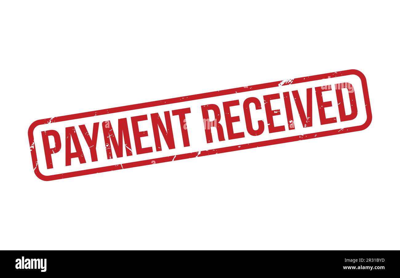 Payment Received Rubber Stamp Seal Vector Stock Vector Image & Art - Alamy
