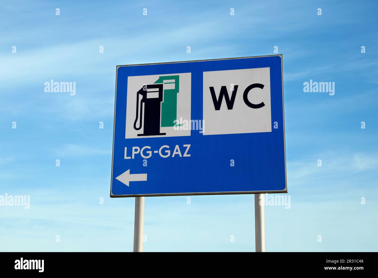 Traffic signs Petrol Station Equipped Only with Gas for Motor Vehicles ...