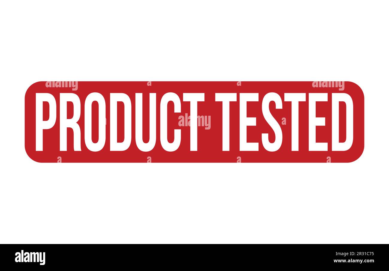 Product Tested Rubber Stamp Seal Vector Stock Vector Image & Art - Alamy