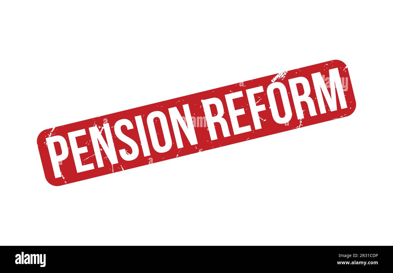 Reform of the pension Stock Vector Images - Alamy