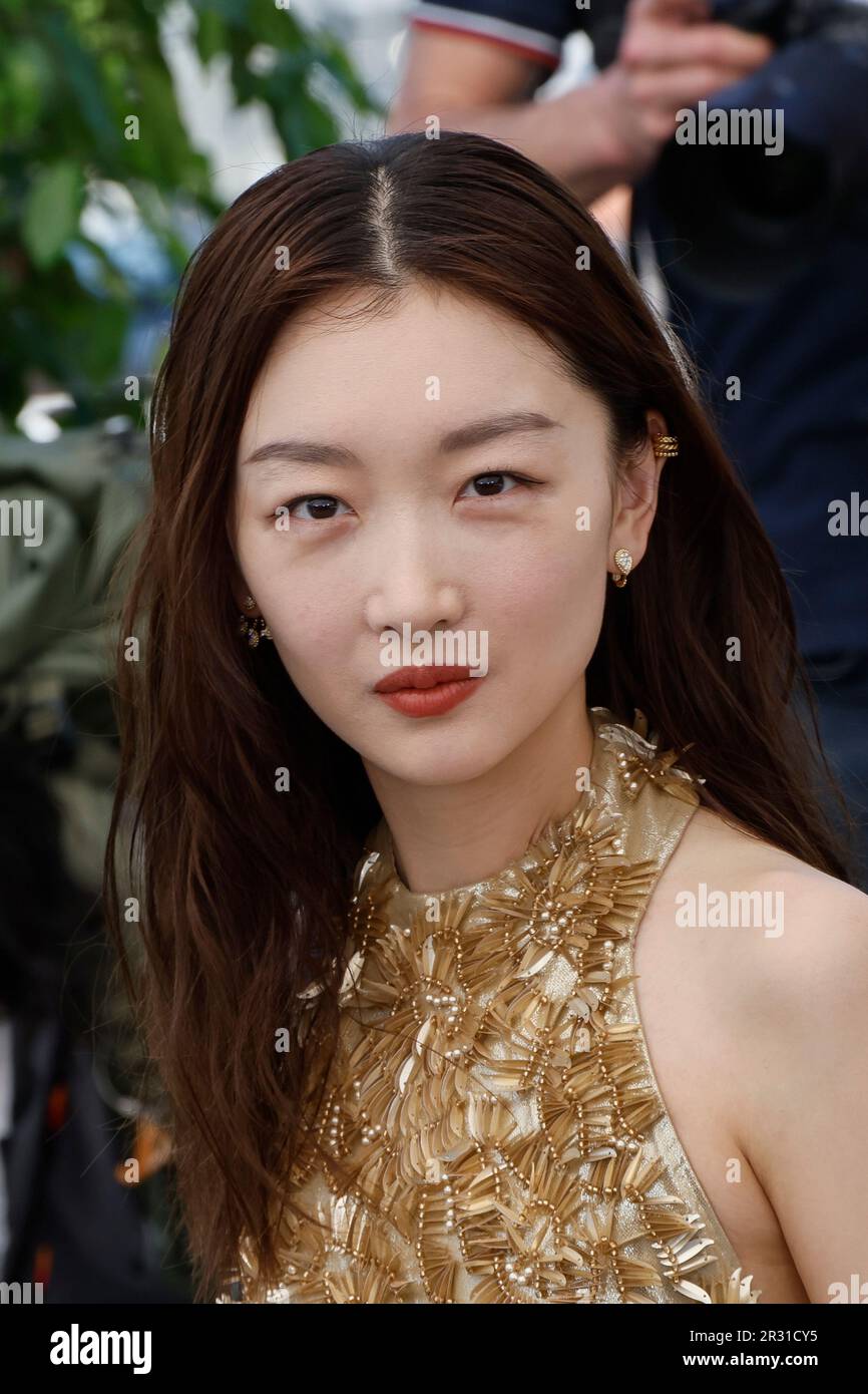 Dongyu Zhou poses for photographers at the photo call for the film 'The ...