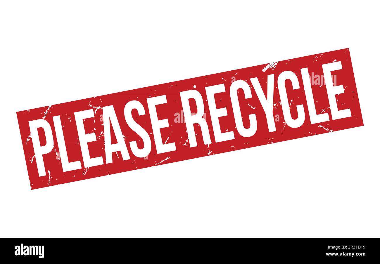 Please recycle seal hi-res stock photography and images - Alamy