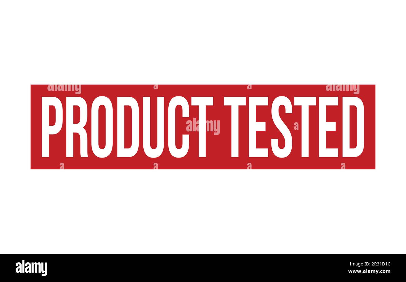 Product Tested Rubber Stamp Seal Vector Stock Vector Image & Art - Alamy
