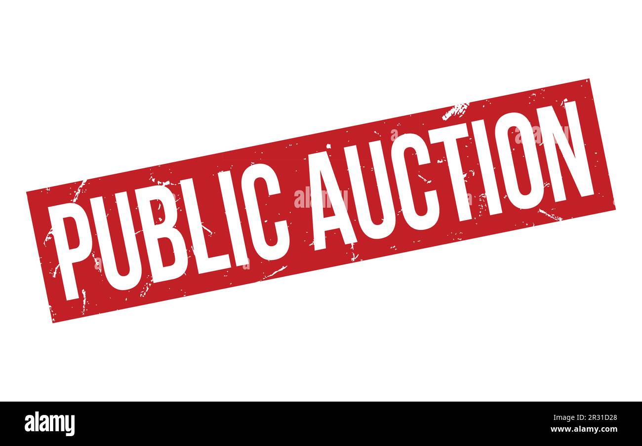 Public Auction Rubber Stamp Seal Vector Stock Vector Image & Art - Alamy