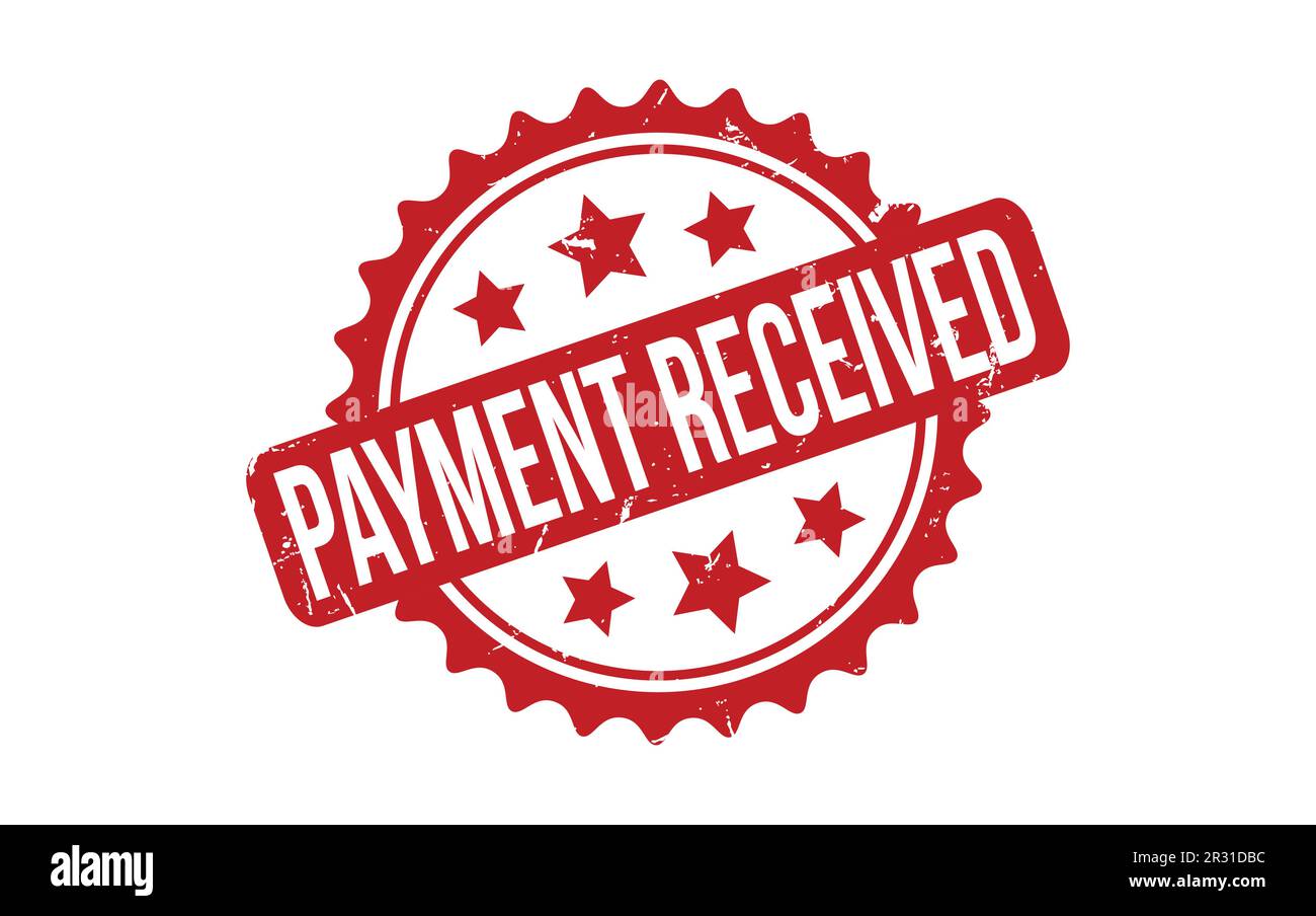 Payment received seal hi-res stock photography and images - Alamy