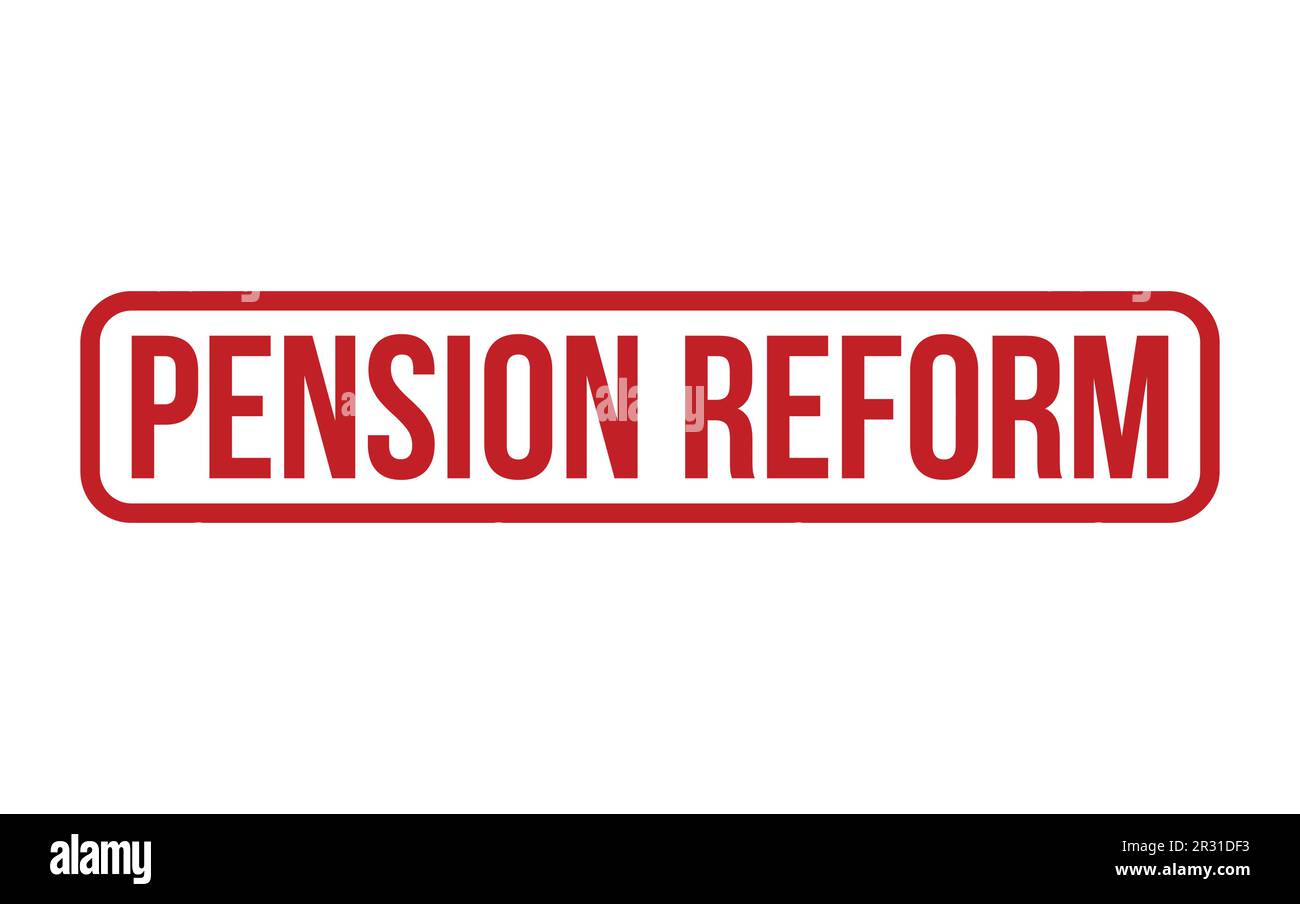 Reform of the pension Stock Vector Images - Alamy