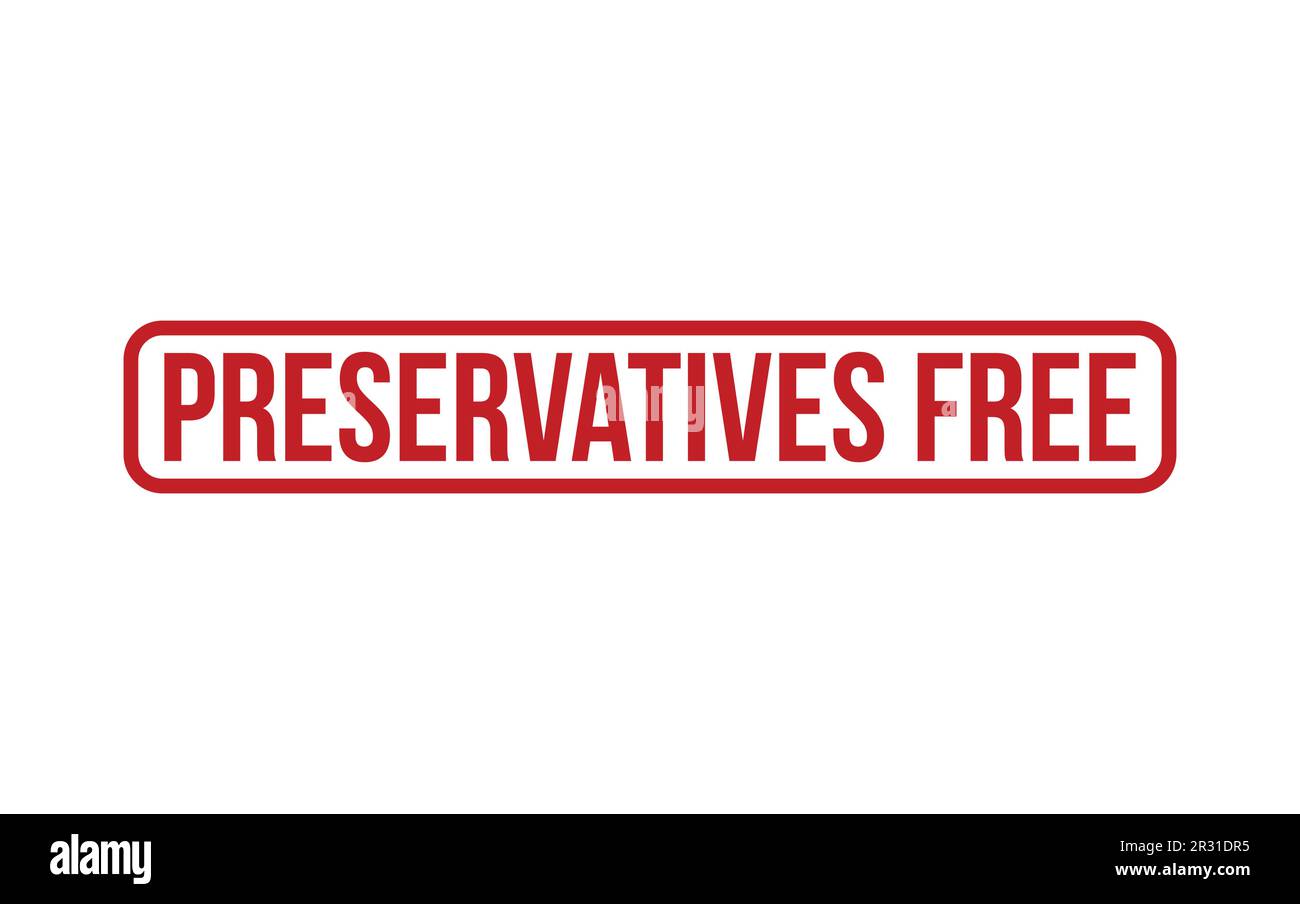 Preservatives free stamp hi-res stock photography and images - Alamy