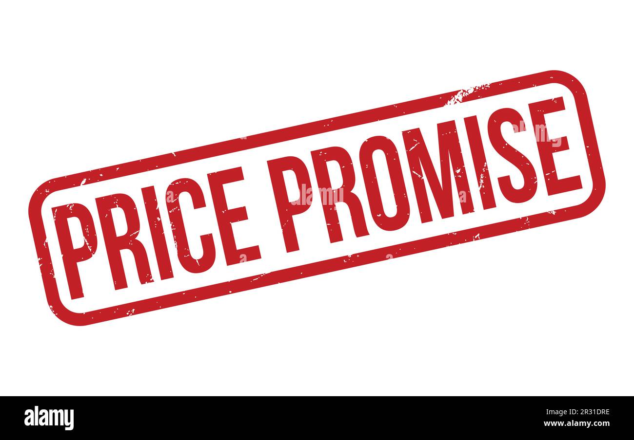 Red Price Promise Rubber Stamp Seal Vector Stock Vector Image & Art - Alamy