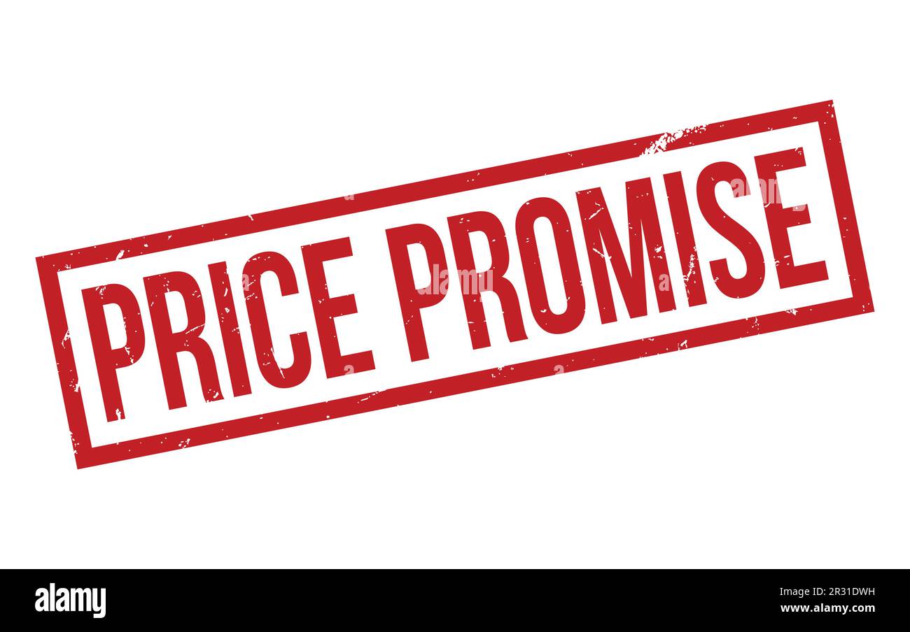 Red Price Promise Rubber Stamp Seal Vector Stock Vector Image & Art - Alamy