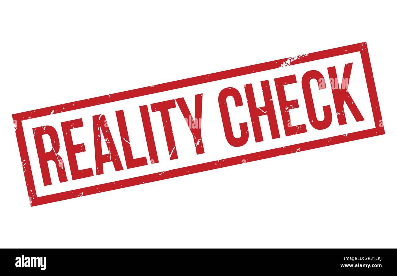 Reality Check Rubber Stamp Seal Vector Stock Vector Image & Art - Alamy