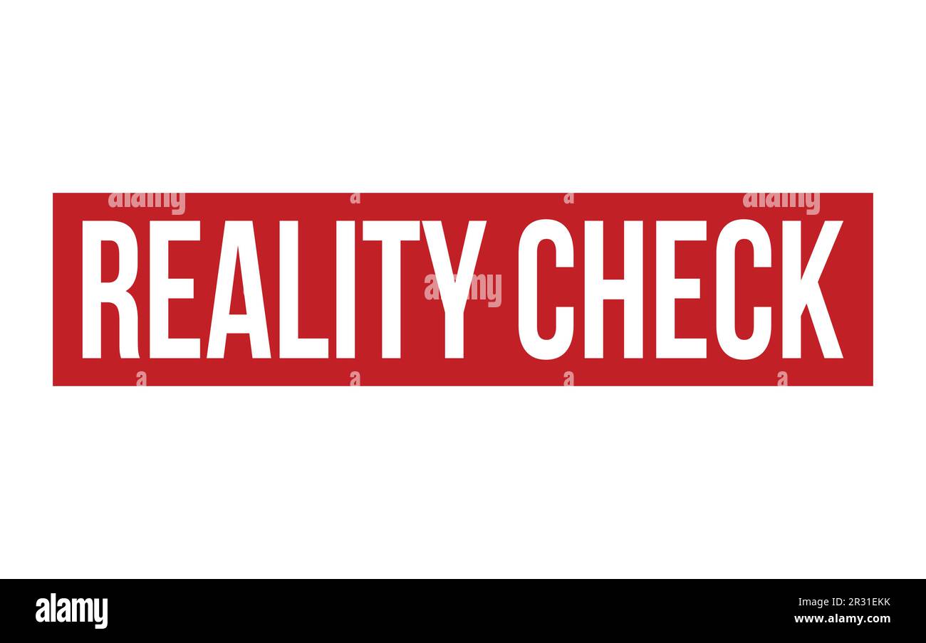 Reality Check Rubber Stamp Seal Vector Stock Vector Image & Art - Alamy