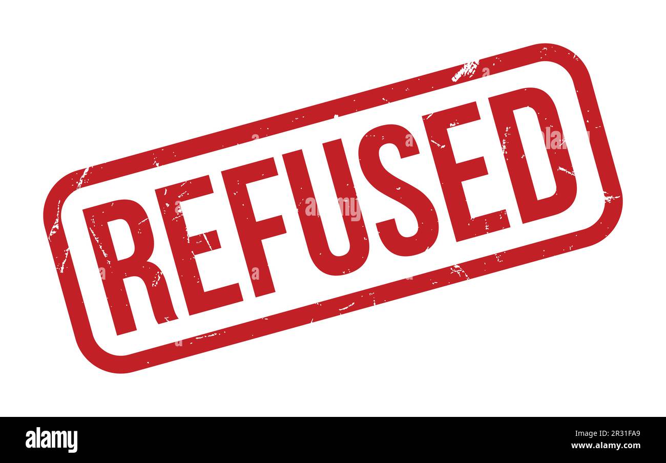 Refused stamp hi-res stock photography and images - Alamy